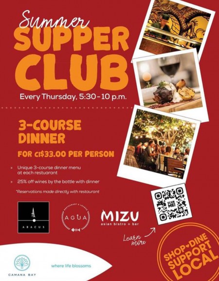 Camana Bay Summer Supper Club - GoodEatsCayman.com